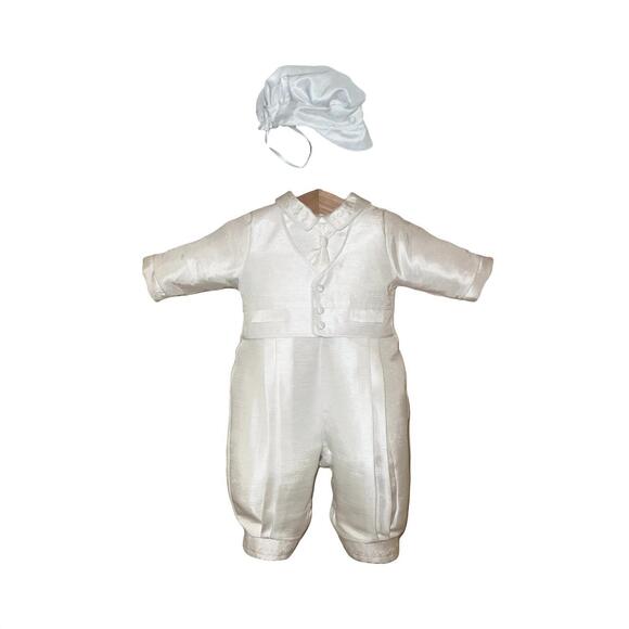 PICCOLO BACIO | Other | New Piccolo Bacio Boy Long Sleeve Shantung Set ...